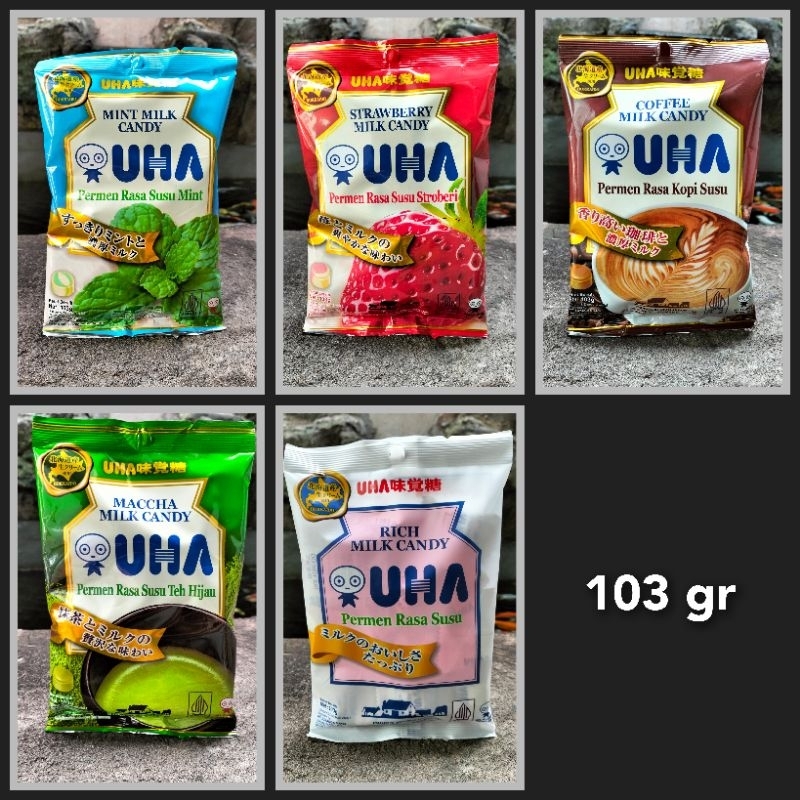 Jual Permen UHA milk candy jepang original 103gr Halal Ed 06.2026 | Shopee Indonesia
