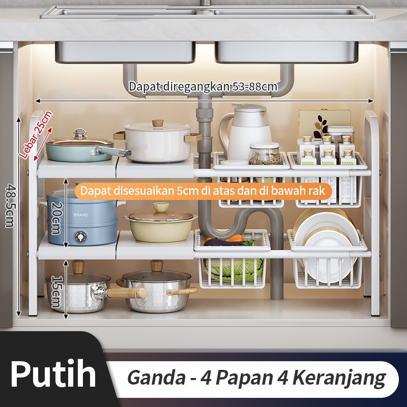 Jual Rak Penyimpanan Dapur Rak Penyimpanan Dapur Rak Serbaguna Dapur ...