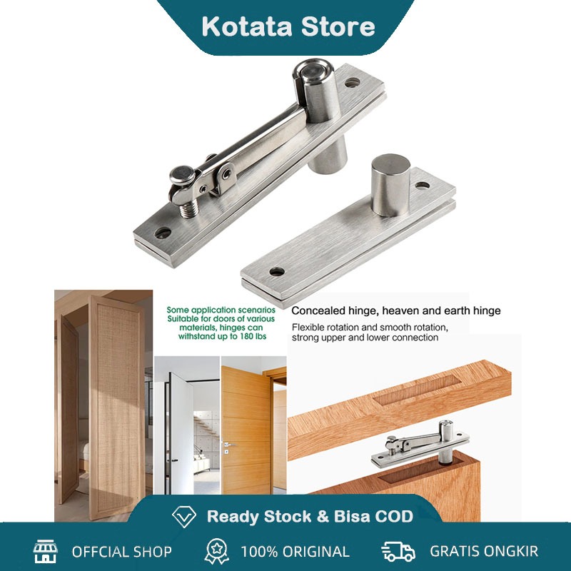 Jual [Ready stock]Engsel Pivot Atas Dan Bawah Engsel Pintu Ayun ...