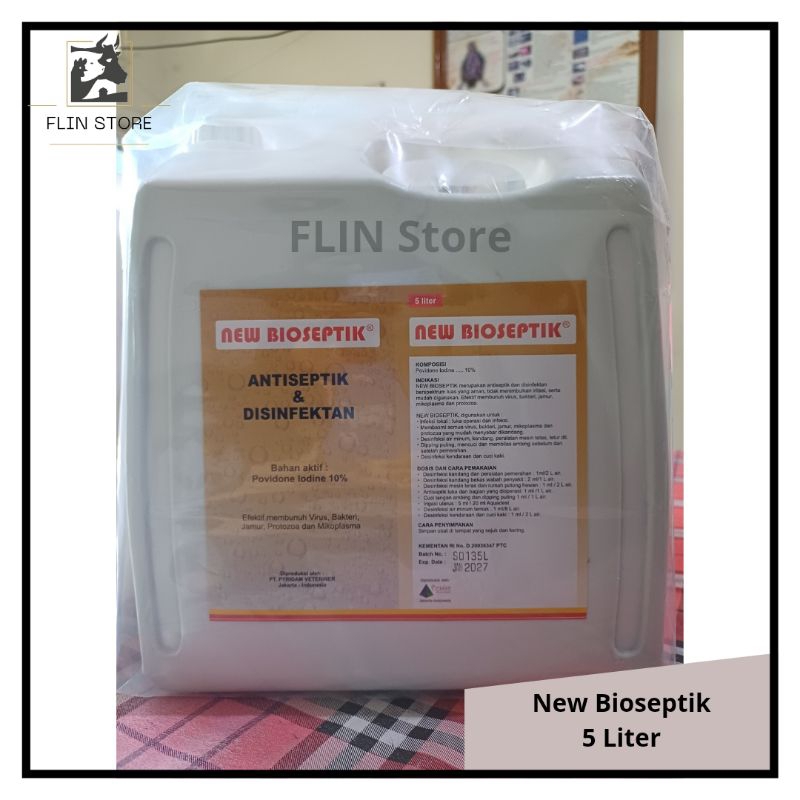 Jual New Bioseptik 5 Liter – Antiseptik dan desinfektan berspektrum ...