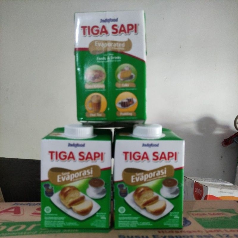 Jual Susu Evaporasi Tiga Sapi Halal | Shopee Indonesia