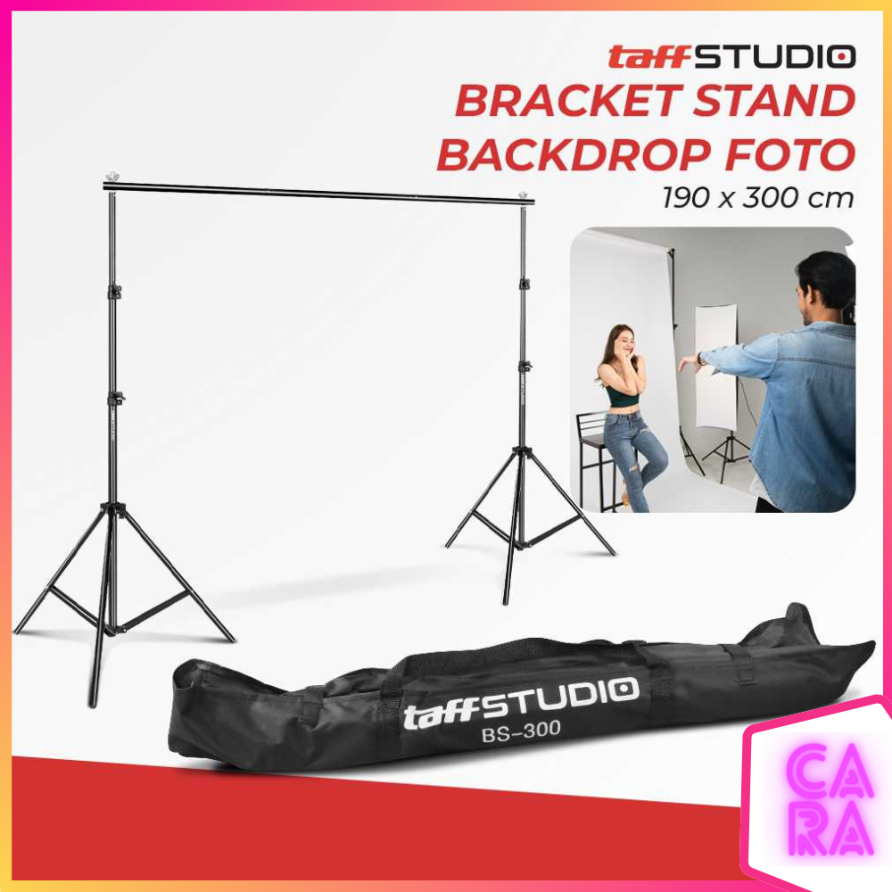 Jual Stand Background Foto Studio Tiang Backdrop Green Screen 3M ...