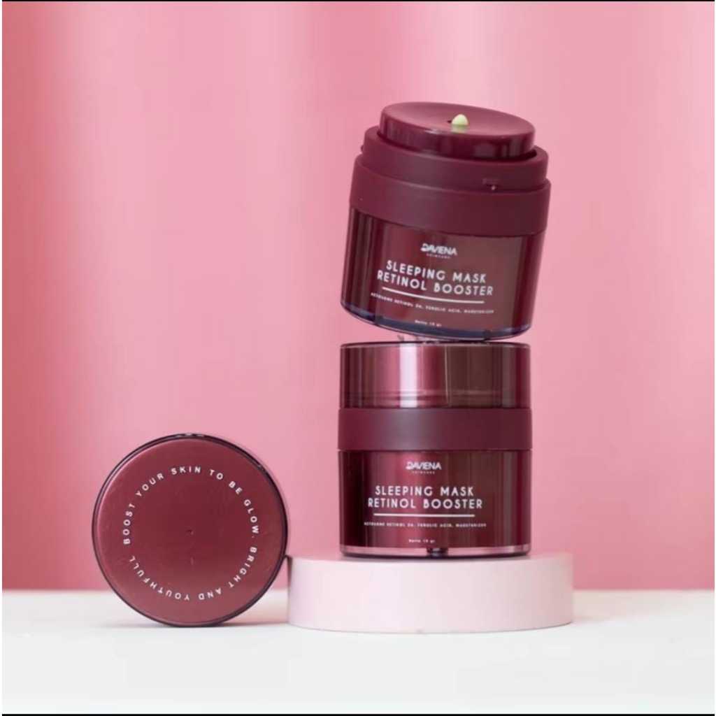 Jual SLEEPING MASK RETINOL BOOSTER | DAVIENA SKINCARE | Shopee Indonesia