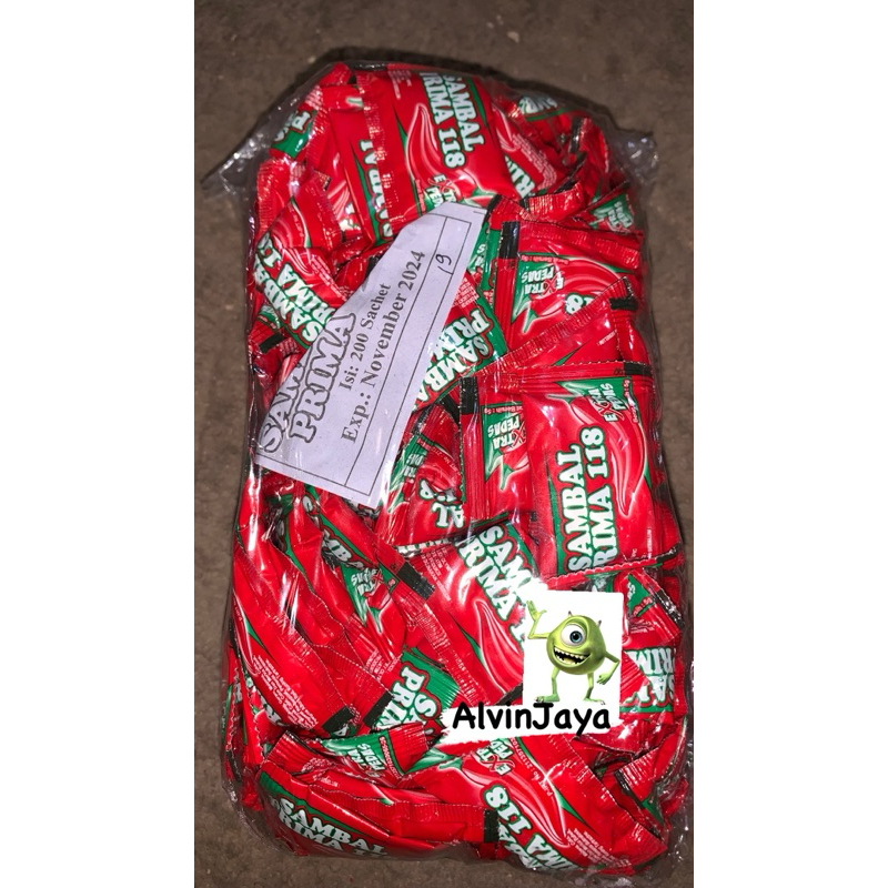Jual Saos sachet prima 118 MERAH 1 BAL ( 5 PACK isi 1000sachet ...
