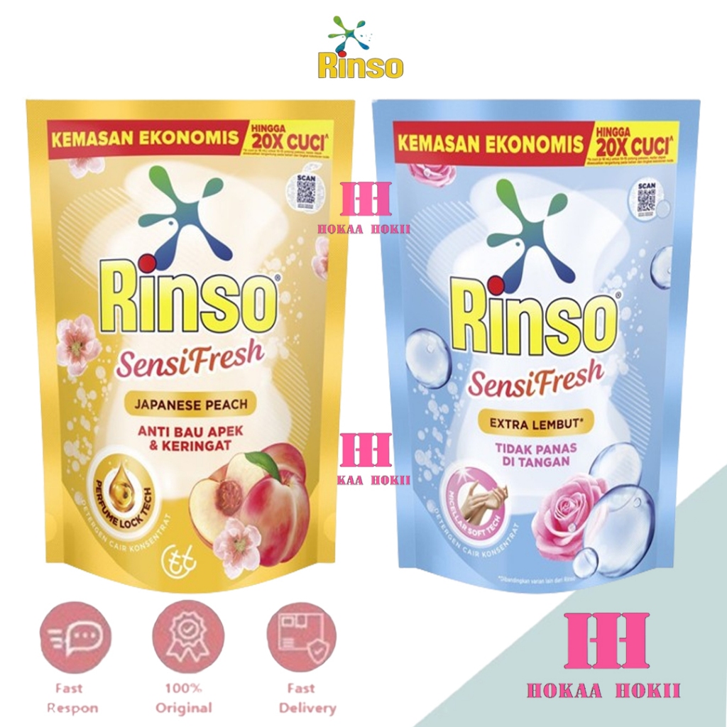 Jual Rinso Sensi Fresh Liquid 360ml - Detergen Cair | Shopee Indonesia
