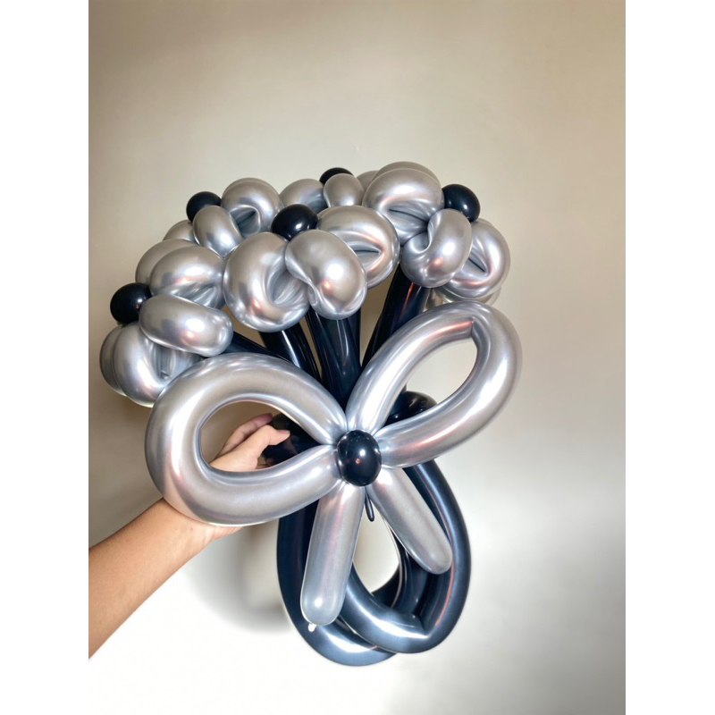 Jual |1 HARI JADI| BUKET BALON MALANG TANGKAI PENDEK | flowers ballon ...