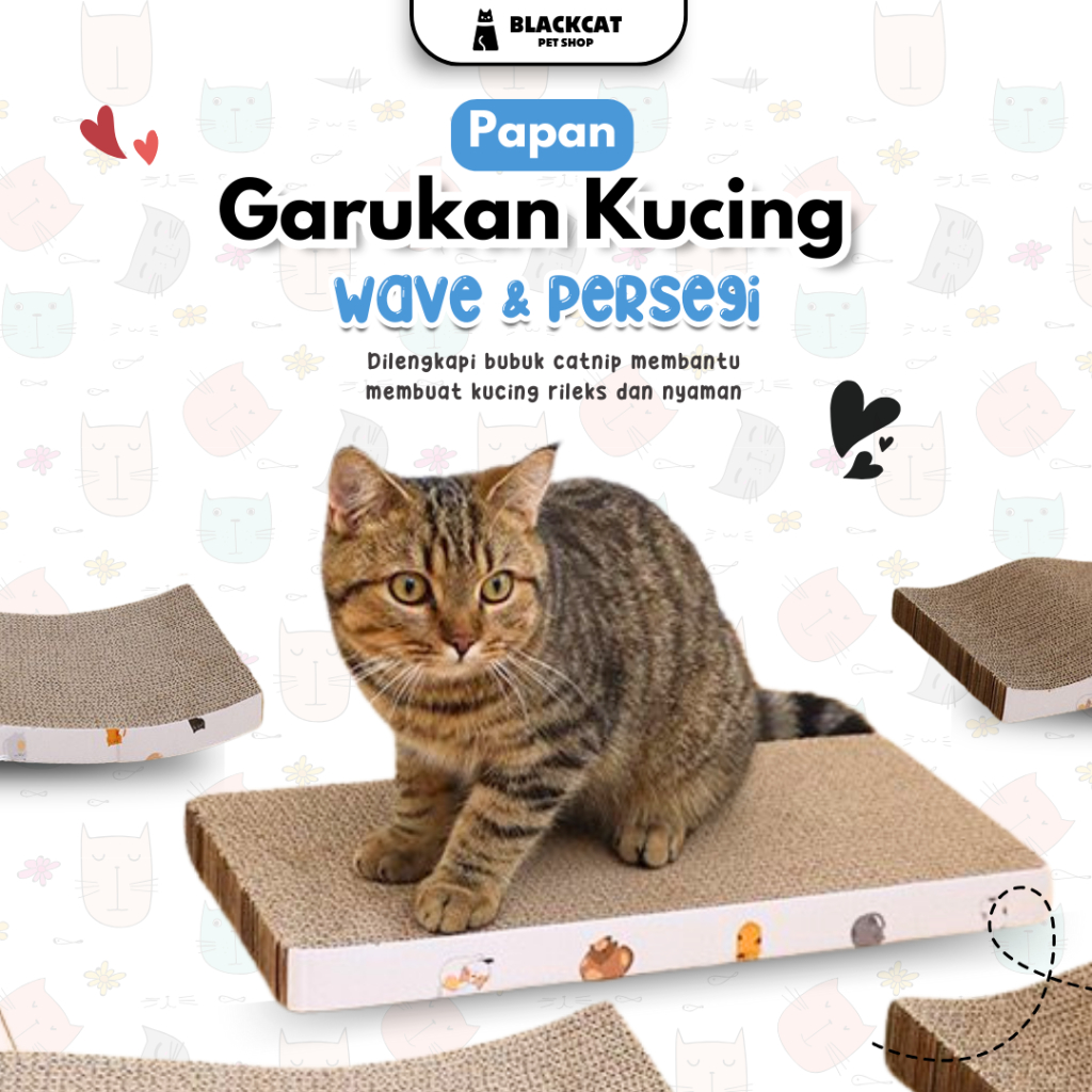 Jual BLACKCAT Garuk Kucing Papan Garuk Kucing Cat Scratch Board Extra ...