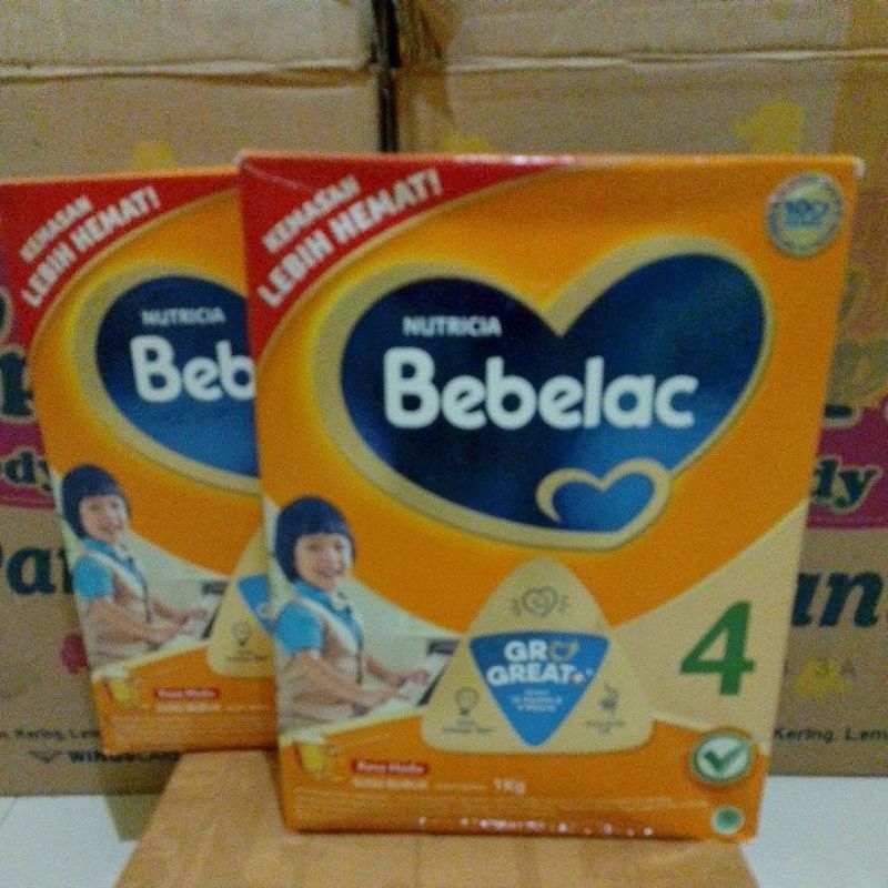Jual BEBELAC 4 MADU/VANILA 1000gr box peyot/rijek exp april-november ...