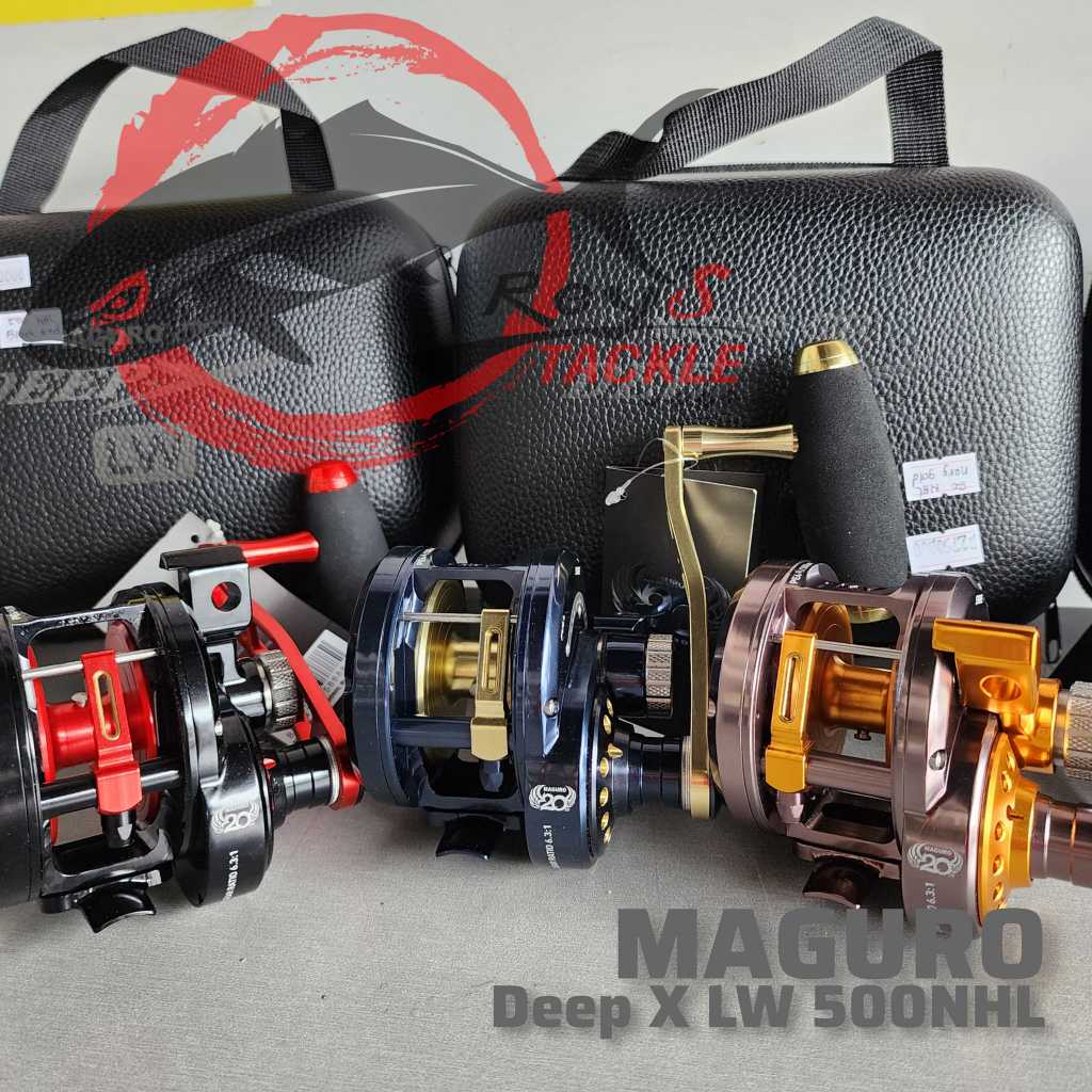 Jual MAGURO DEEP X LW 500NHL ( HANDLE KIRI ) REEL OH (OVERHEAD ...