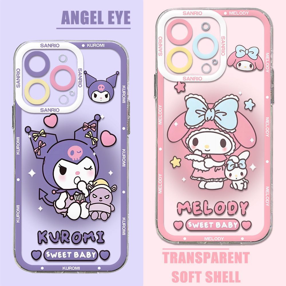 Jual #M22 Ip 13 Promax Kuromi&Melodi Casing Hp Bening Protec | Shopee ...