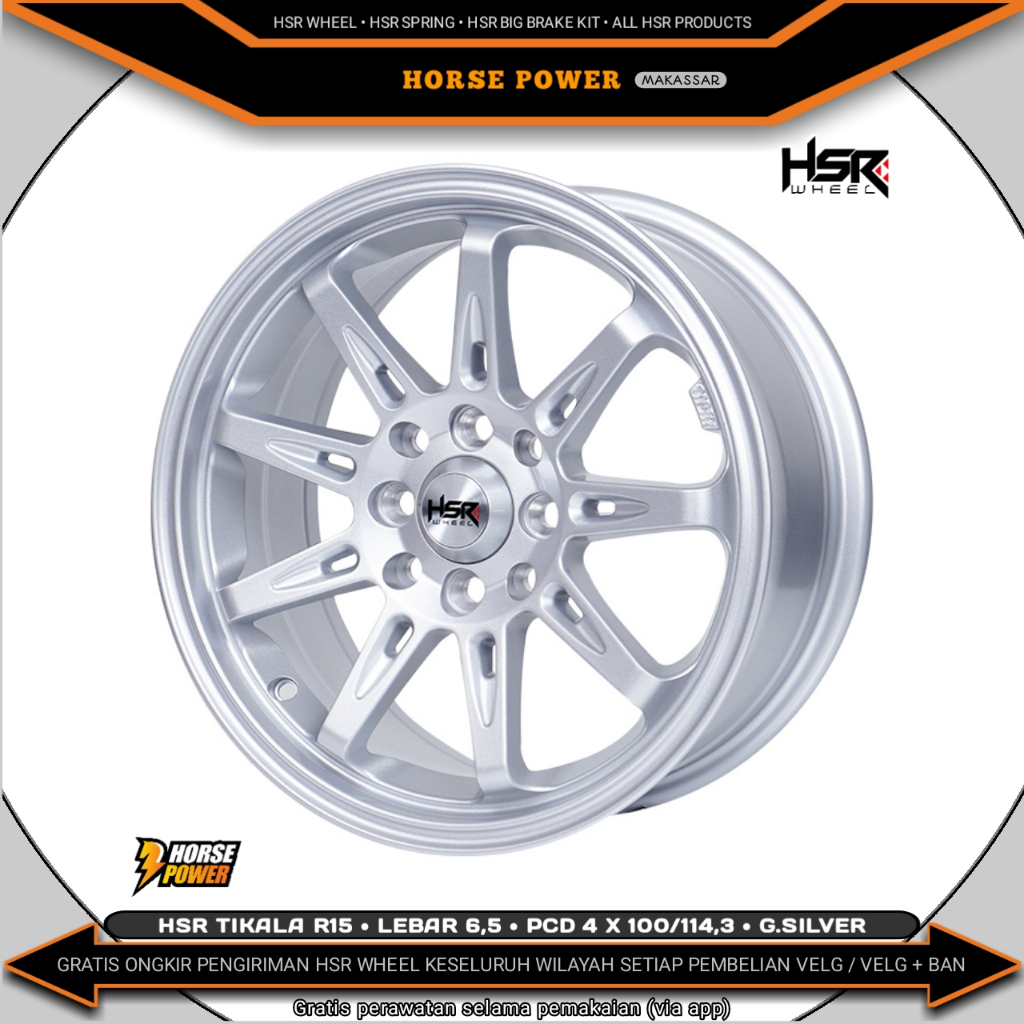 Jual Velg R15 • Mobil 4 Baut Roda • Pcd 4 x 100/114,3 • Hsr Tikala ...