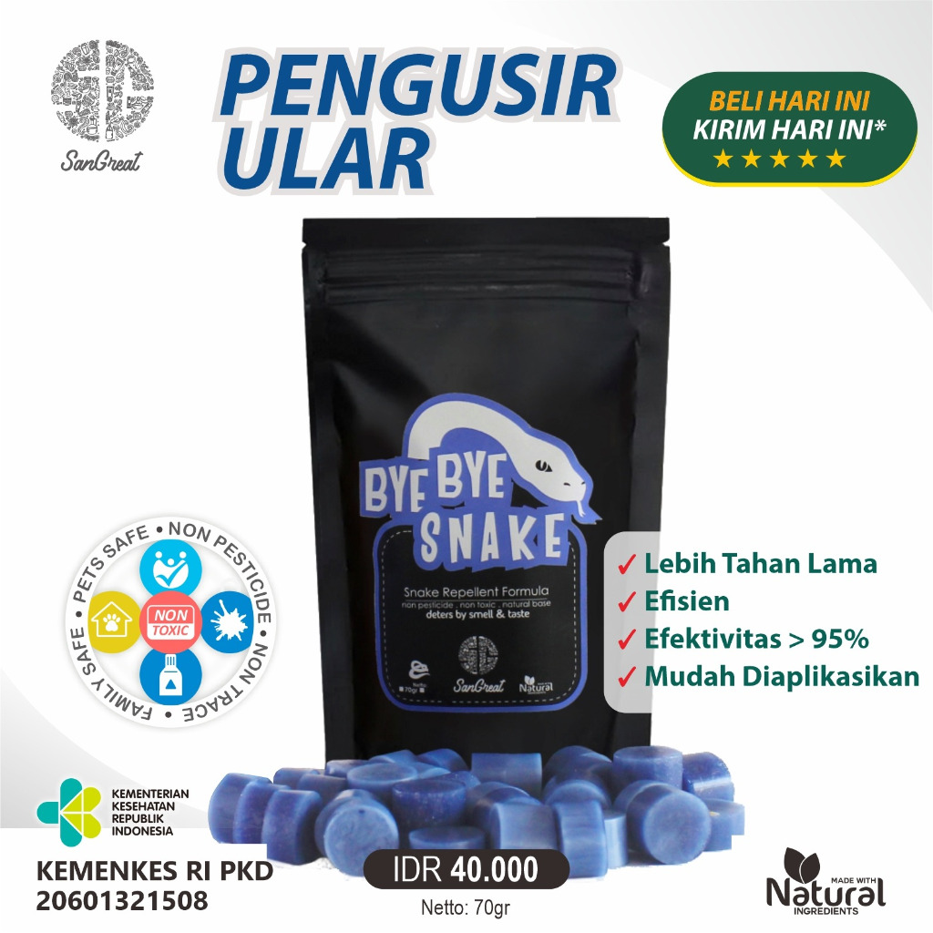 Jual Bye Bye Snake Gel - Gel Pengusir Ular dan Mencegah Ular 70g ...