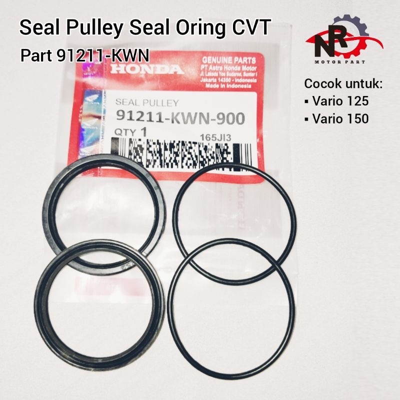 Jual Seal Pully Sil Oring CVT Seal Pulley Vario 125 Seal Pully Vario 150 Beat FI Vario 110 FI ...