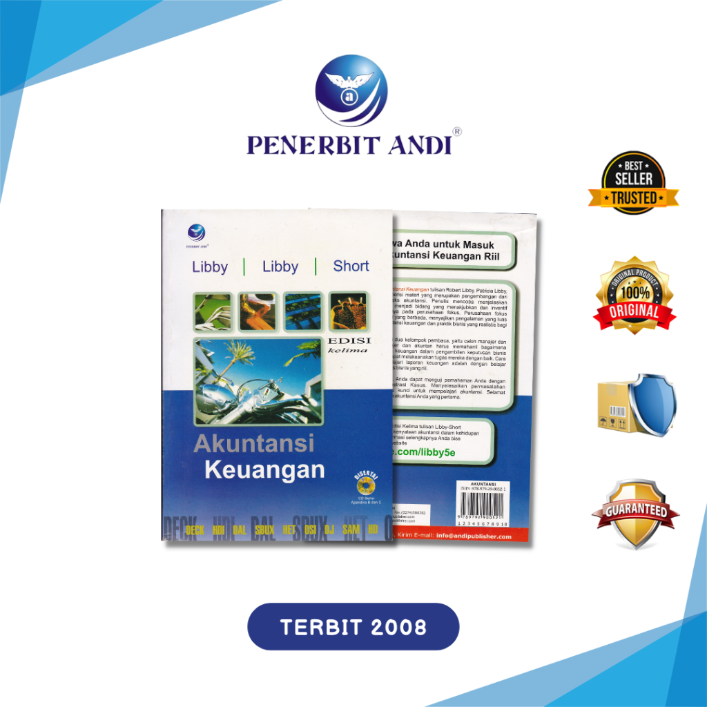 Jual Penerbit Andi - Buku Akuntansi Keuangan + CD - Libby Libby Short ...