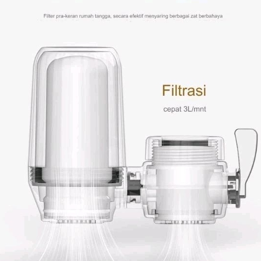 Jual Faucet Water filter purifier alat penyaring penjernih air kran ...