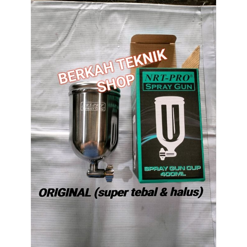 Jual TABUNG SPRAY GUN 400 ML cocok untuk F75 K3 R2 tselang recoil spiral kran kompresor coupler ...