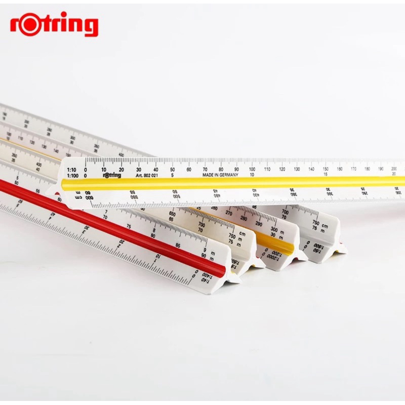 Jual Rotring ORIGINAL Mistar Skala Architect 1:100 - Rotring Scale ...