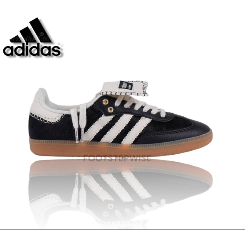 Jual FSW - Sepatu Adidas Samba Wales Bonner Pony Tonal Low Black ...