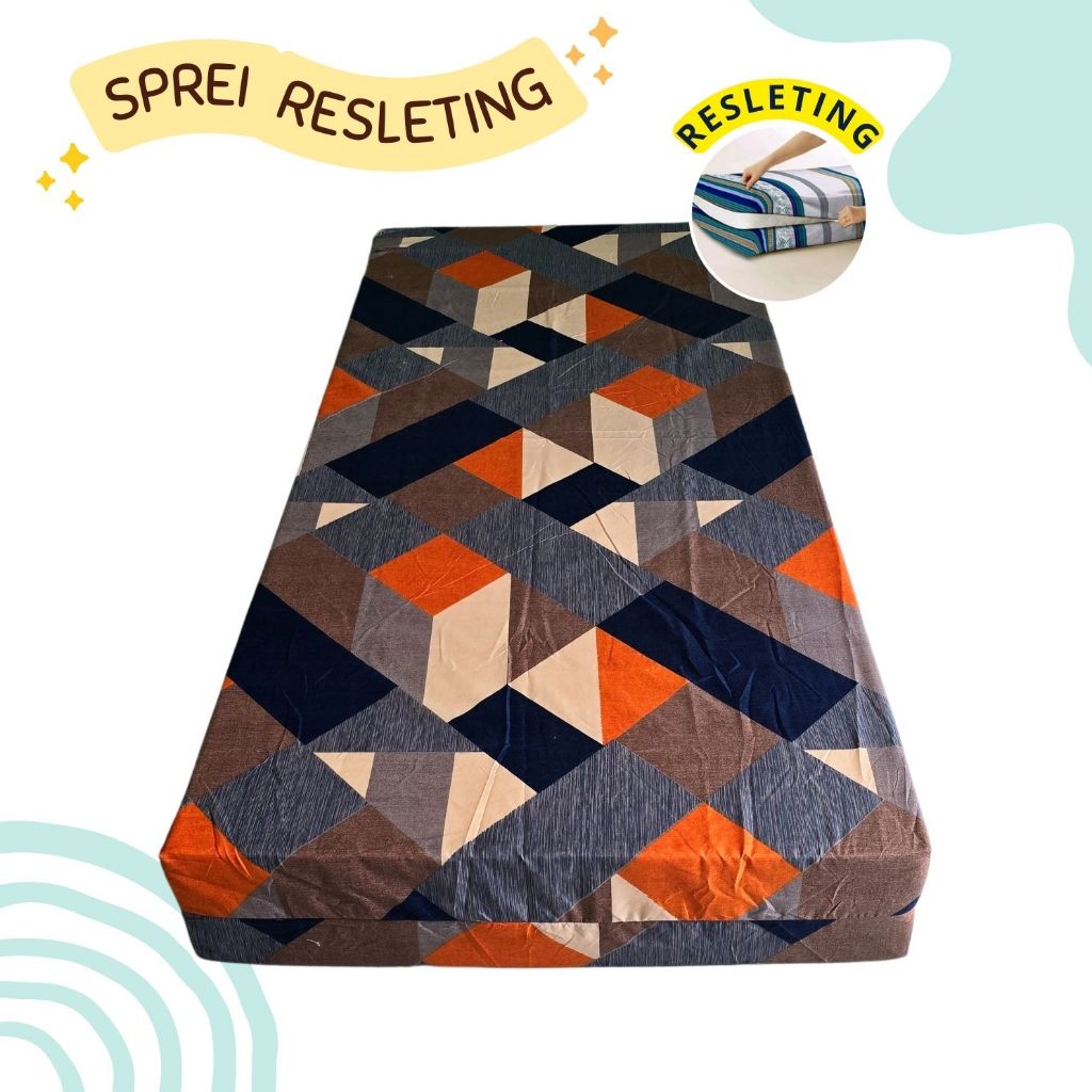 Jual Sarung Kasur Busa Resleting 90x200x15 120x200x15 Motif Karakter ...