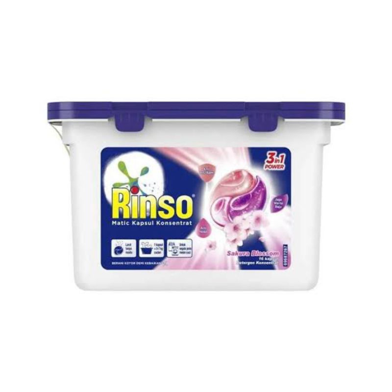 Jual Rinso Matic Perfume Essence Detergen Kapsul Cair & Bubuk | Shopee ...