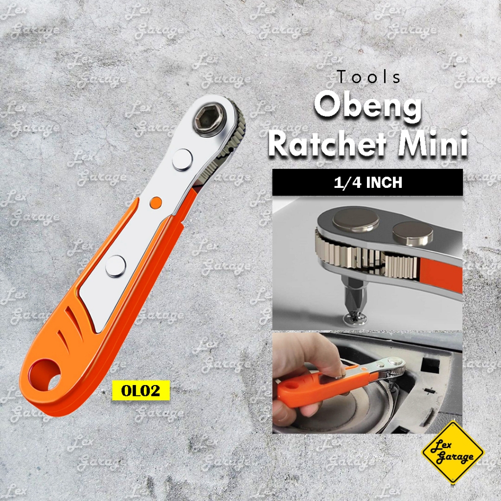 Jual Obeng Set Ratchet Plus Minus Bintang Mata Obeng Set | Shopee Indonesia