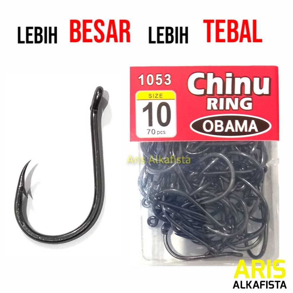 Jual Kail Pancing OBAMA CHINU RING 1053 Lebih Tebal Lebih Kuat | Shopee Indonesia