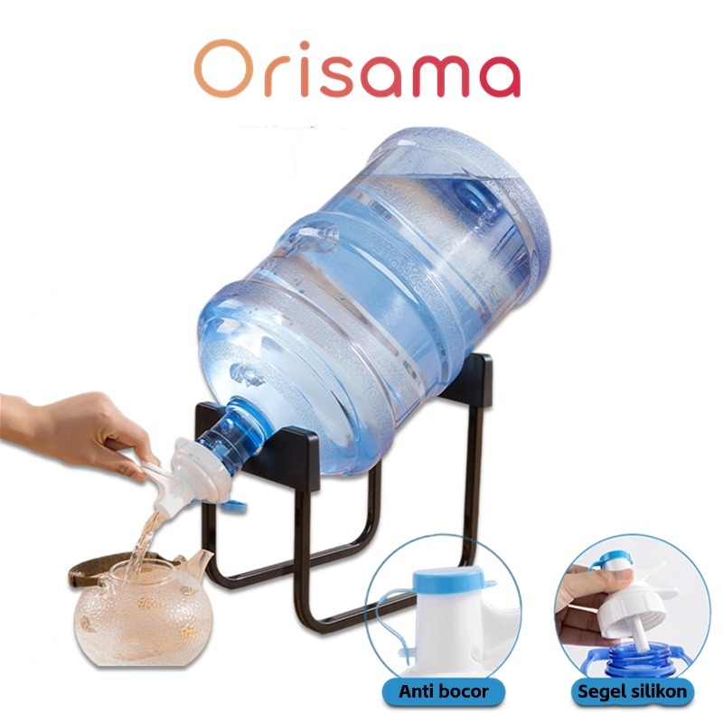 Jual Rak Galon Aqua Model U Kran Air Minum | Rack Aqua Set Penyangga ...