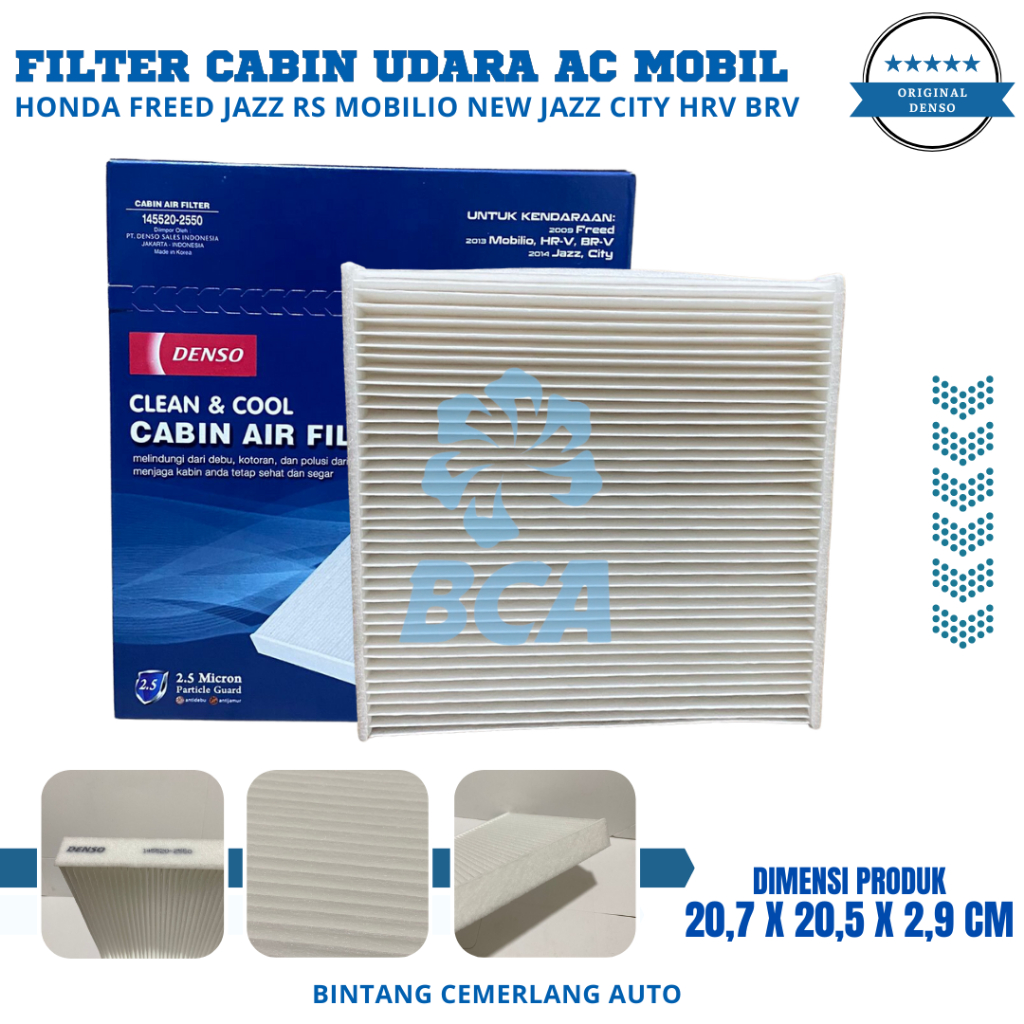 Jual FILTER CABIN UDARA KABIN AC Mobil Honda Freed Jazz RS Mobilio New ...