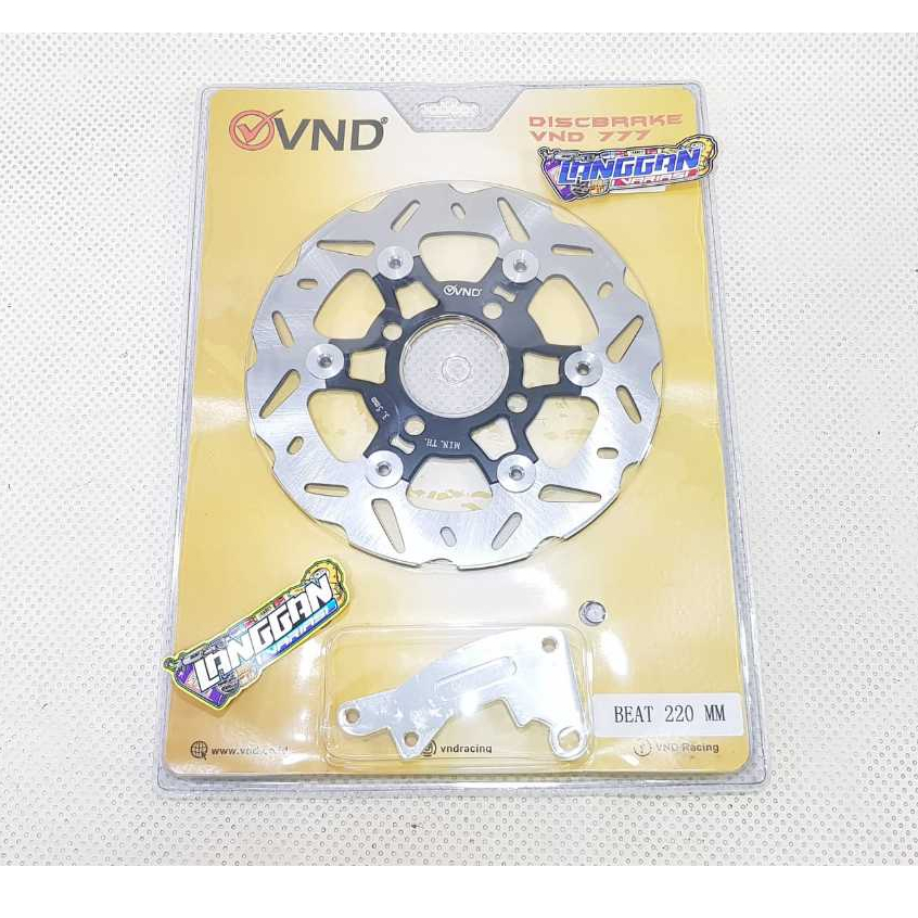Jual Piringan Cakram Rem Disc Brake VND 777 220 mm Beat Scoopy Vario ...