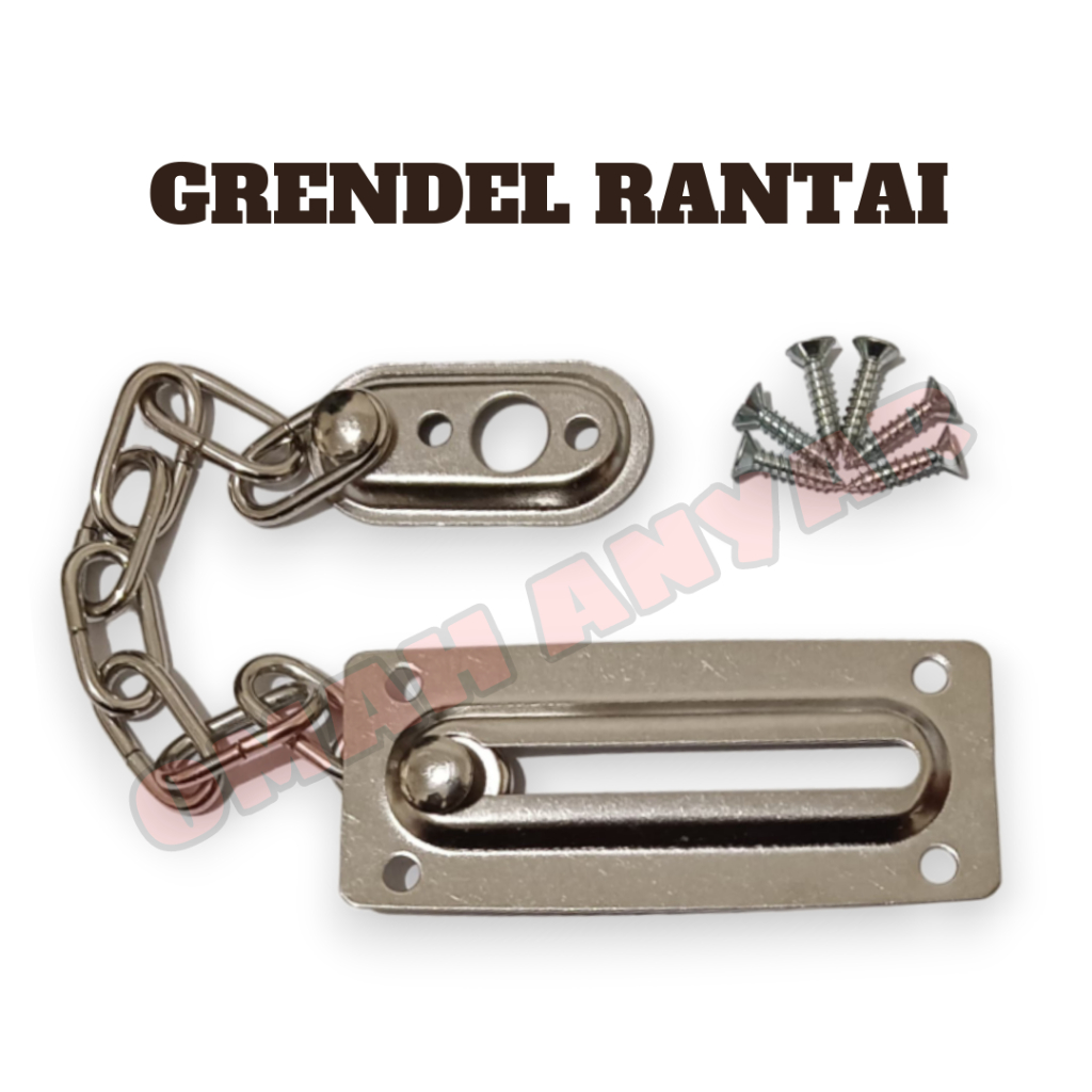 Jual Grendel Rantai Rante Slot Pintu Pagar Utama | Shopee Indonesia