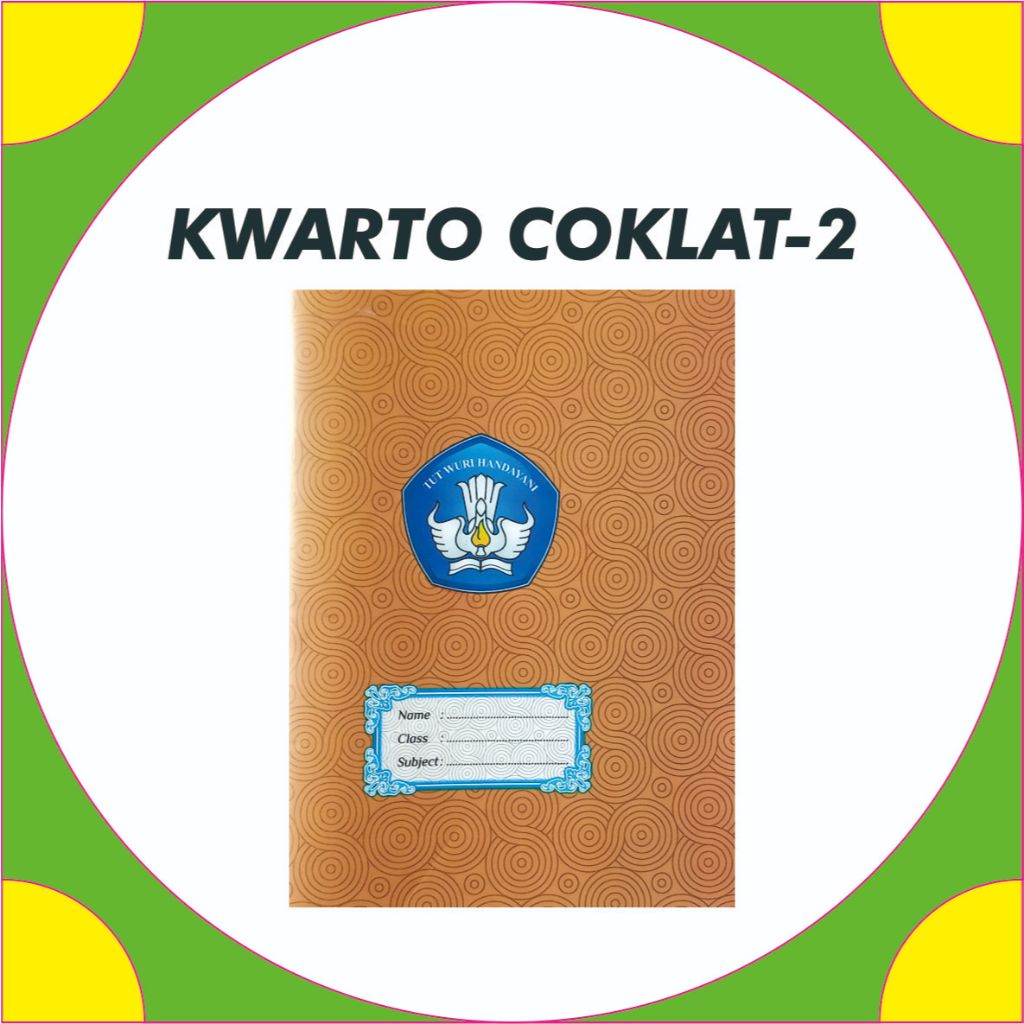 Jual Isi 20 Lembar Sampul Buku Kertas Kwarto Sampul Buku Tulis Sidu
