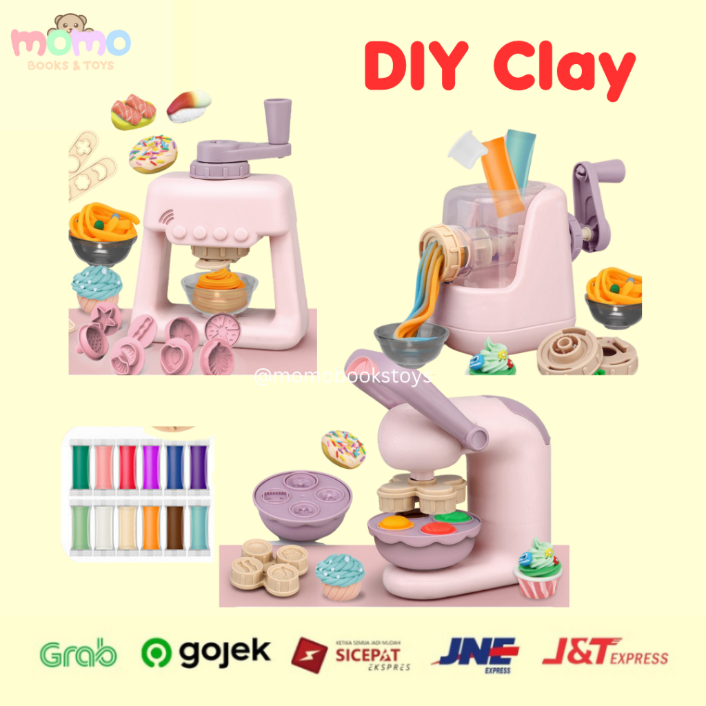 Jual [MOMO] DIY Clay Kit | Dream Kitchen DIY Clay | Mainan Edukasi DIY ...