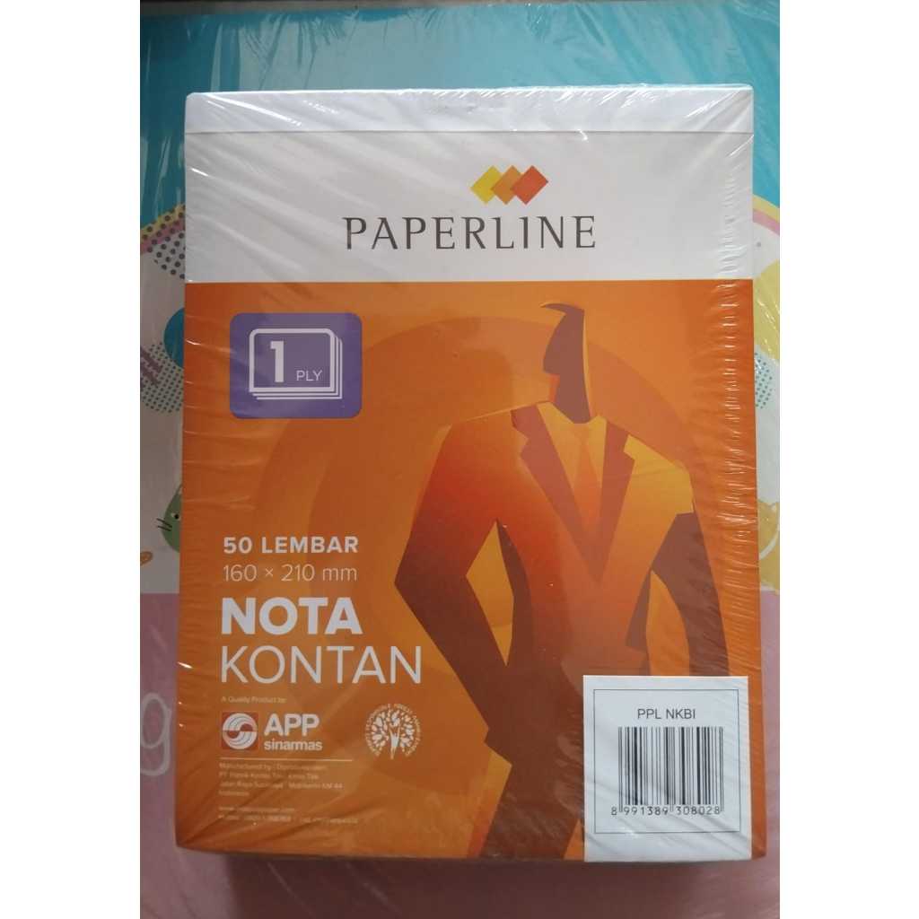 Jual Nota Kontan PAPERLINE 1PLY Ukuran Besar 160 x 210mm (1Pcs ...