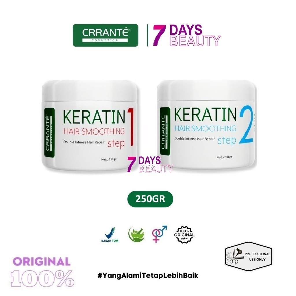 Jual Crrante Keratin Smoothing 250 gr / Pelurusan keratin | Shopee ...