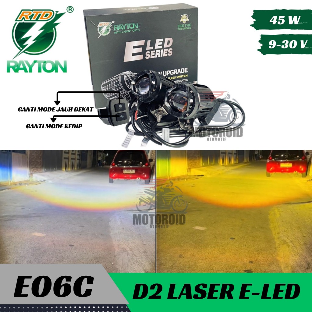 Jual Lampu Tembak LED RTD RAYTON E06C 45W RTD RAYTON Wireless Remot ...