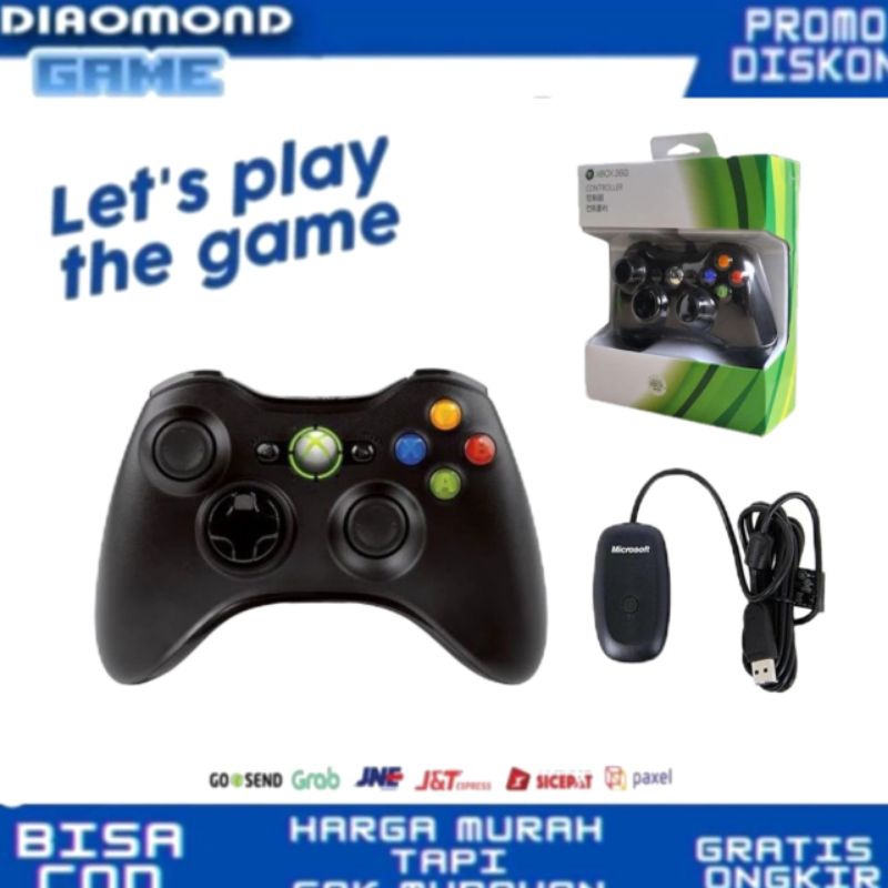 Jual Stick Stik Joystick Controller PC PS3 Xbox 360 Wireless Plus ...