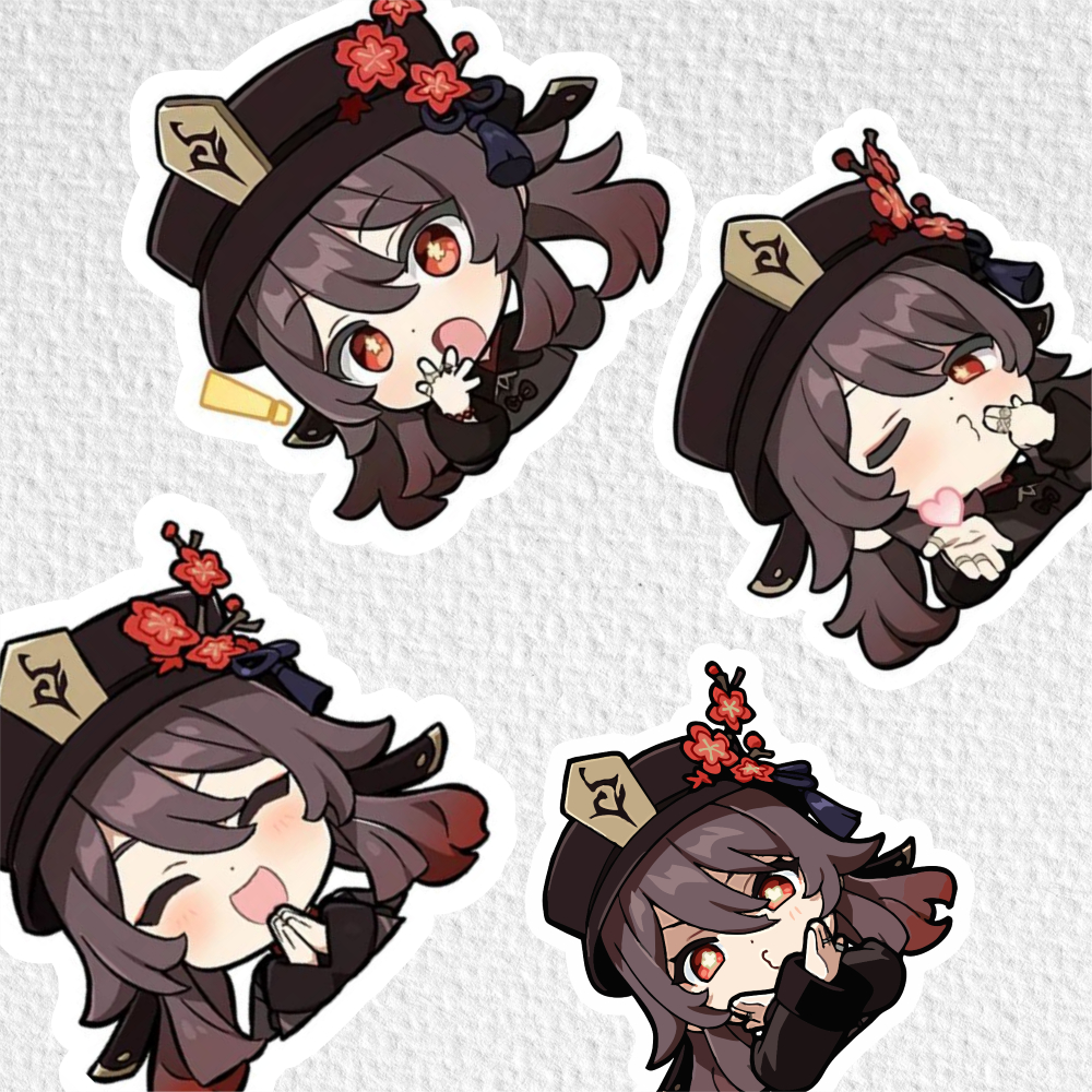 Jual [ VINYL & CHROMO 7 CM] cetak stiker Game/STIKER MURAH TEMA Ghensin ...