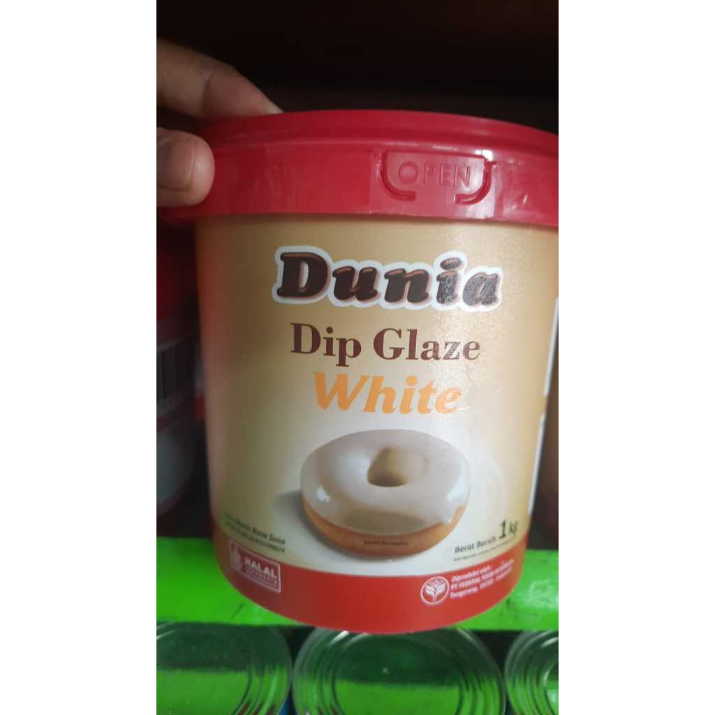 Jual Dunia dip glaze white 1kg | Shopee Indonesia