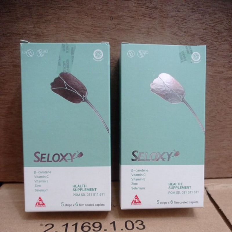 Jual Seloxy biasa/AA/premium suplemen kesehatan kulit 1 box 30 tablet ...