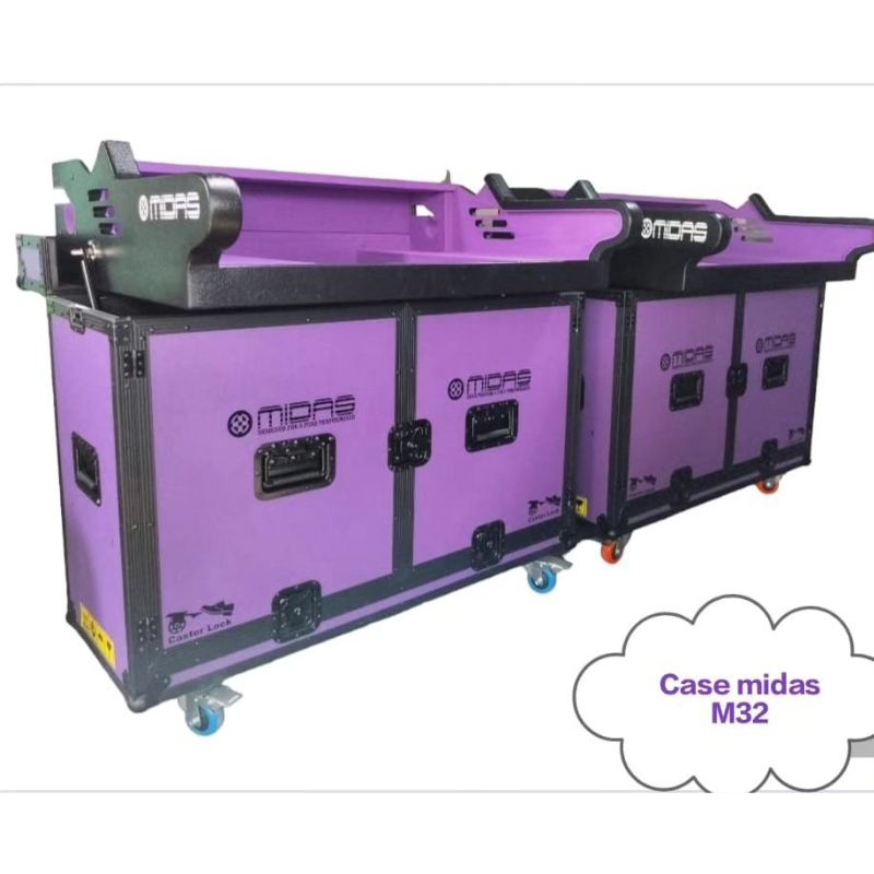 Jual Hardcase Midas M32 Live Hidrolik Hidrolis Ungu Case Digital Mixer ...