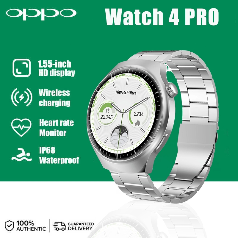 Jual OPPO 2024 Smartwatch Watch 4 PRO Layar IPS 1.55 inch Jam Tangan ...