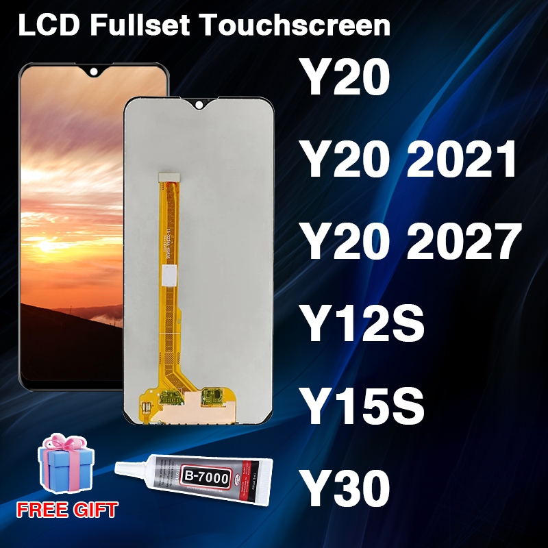 Jual LCD VIVO Y20 Y15S Y12S Y20-2021 Y20-2027 Y30 Fullset layar hp ...
