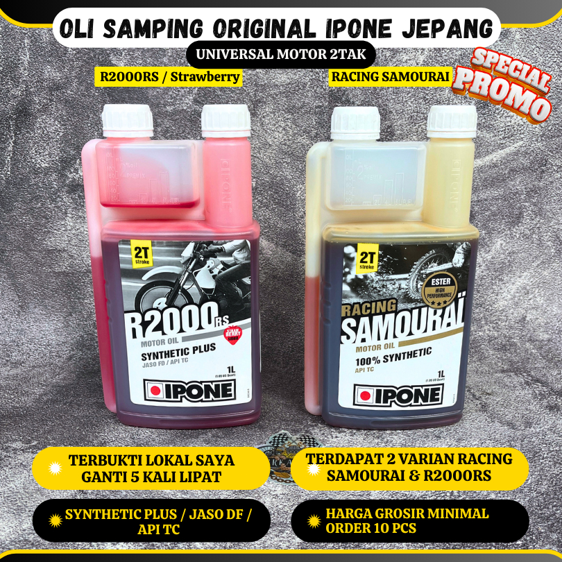 Jual Oli Samping ORIGINAL IPONE SAMOURAI / R2000 RS Strawberry ...