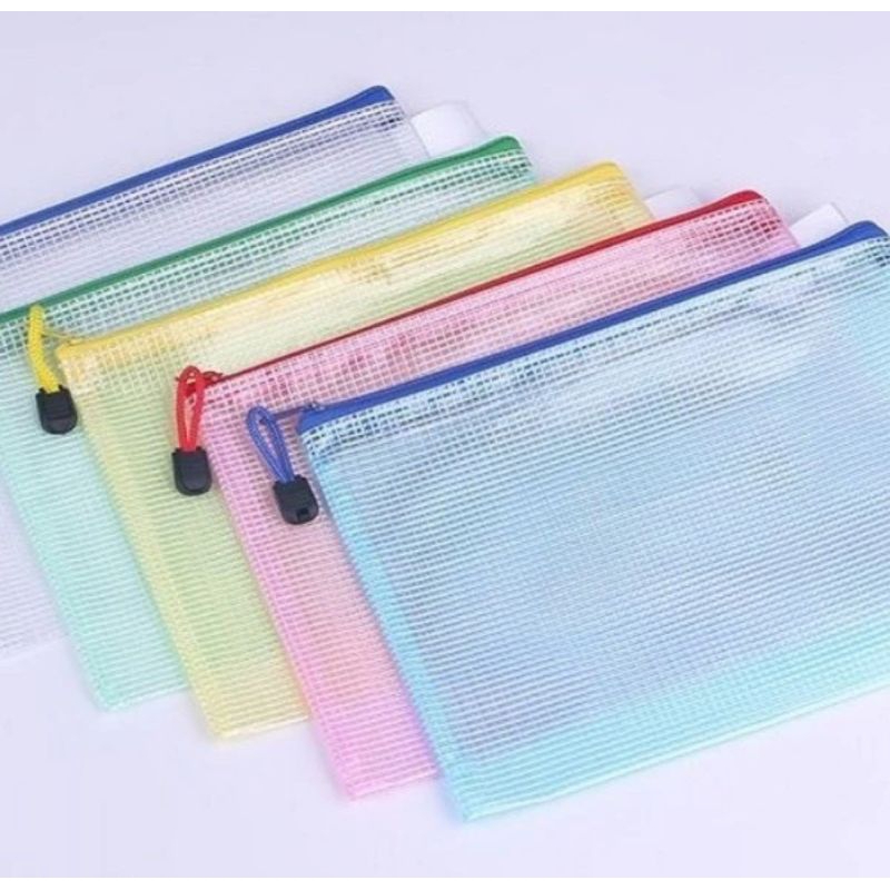 Jual Zipper bag zipper map resleting A4 map buku pelajar Grosir ...