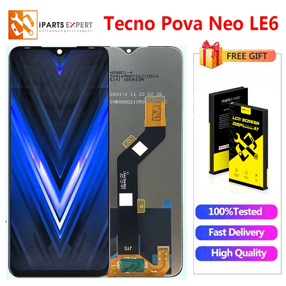 Jual IPARTSEXPERT Original LCD For Tecno Pova Neo LE6 Tampilan Rakitan ...