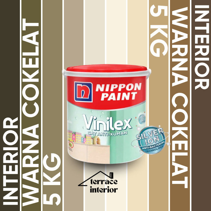 Jual Cat Tembok Vinilex Silver Ion Nippon Paint Interior Warna Coklat ...