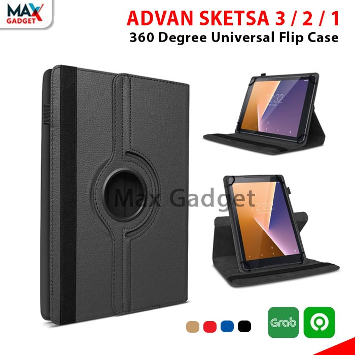 Jual CASE ADVAN Tab Sketsa 3 / 2 / 1 10.1 10 Inch 360 Degree Flipcase ...