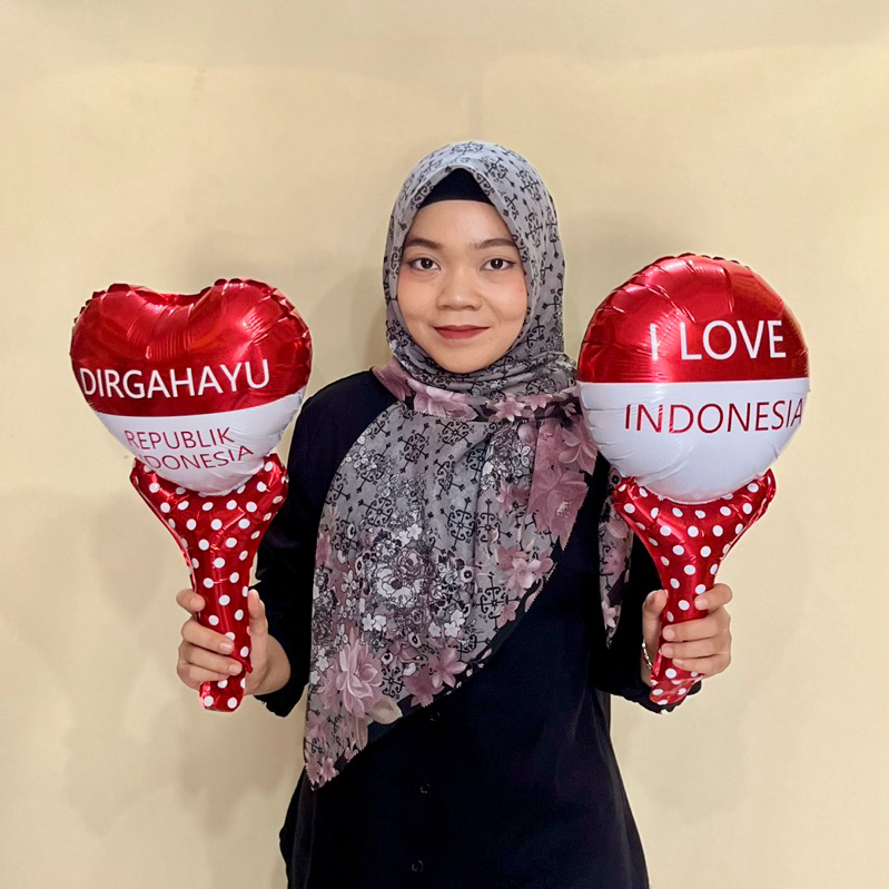 Jual Balon foil pentung merah putih kemerdekaan HUT RI 17 agustus ...