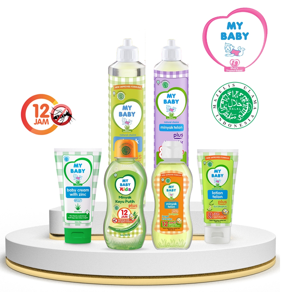 Jual MY BABY Minyak Telon 60ml, 90ml, 150ml 8jam anti nyamuk lavender ...