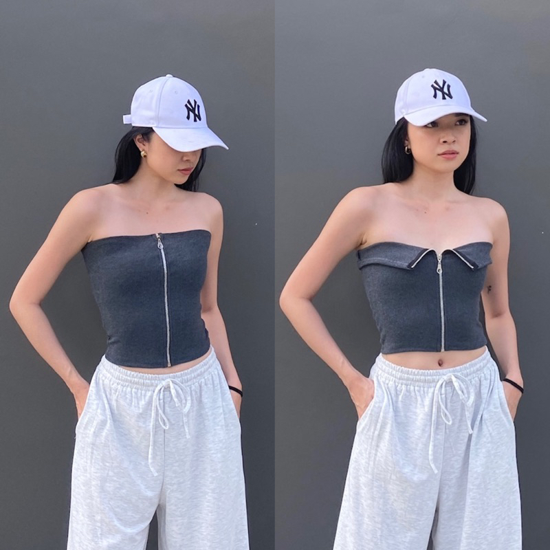 Jual KELLY TUBE TOP | BAJU KEMBEN WANITA | ATASAN SEXY SUPER STRETCH ...